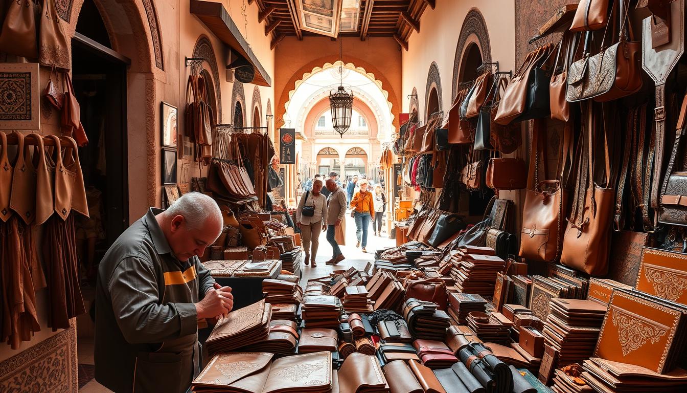 Practical lesson in traditional industry in marrakech with a